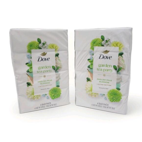 Dove | Bath & Body | 2pk 8 Soaps Limited Edition Dove Garden Tea Party ...